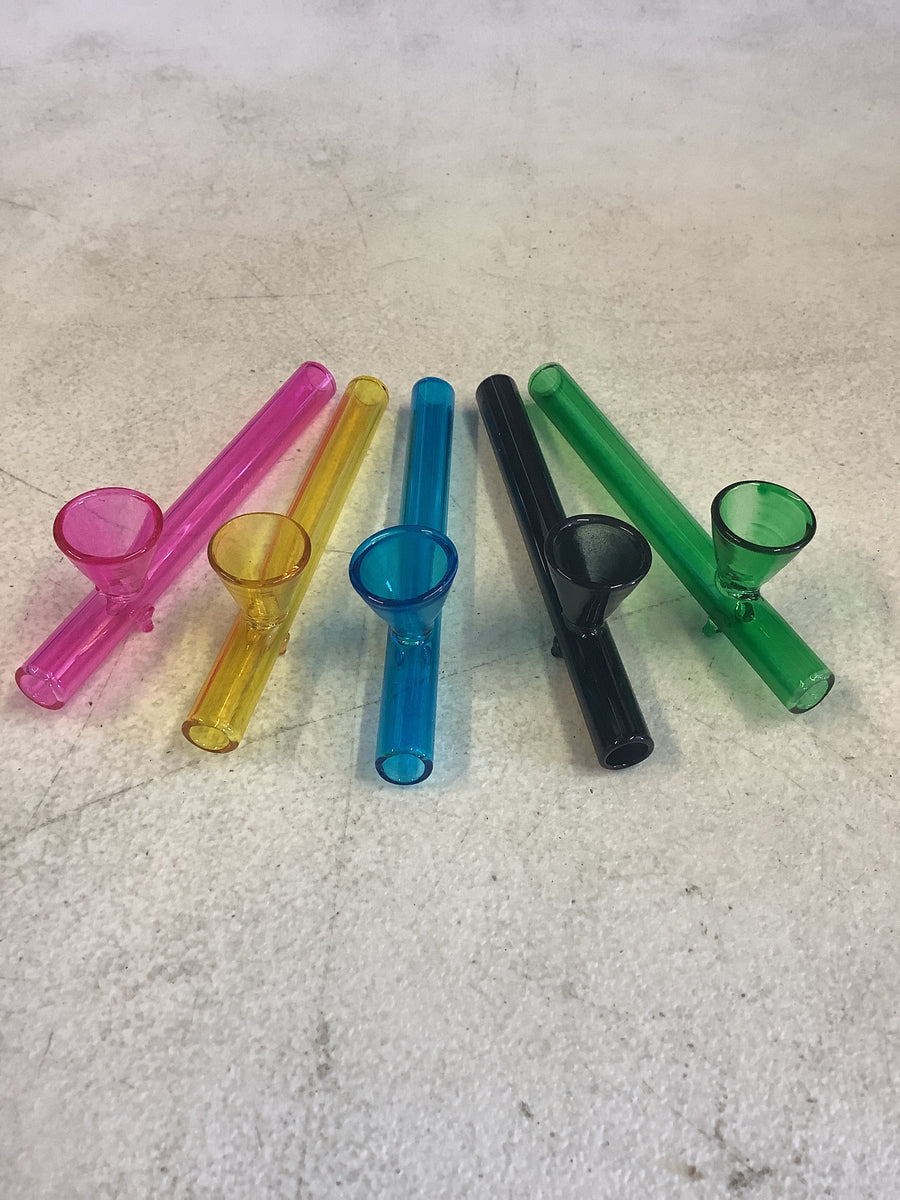 4” Glass pipe 1 Pc (5 Color) DA-020HP – Amor Wholesale Inc.
